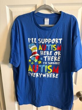 Other | Badge Reel With 2 Toppers Autism Support Tshirt | Poshmark